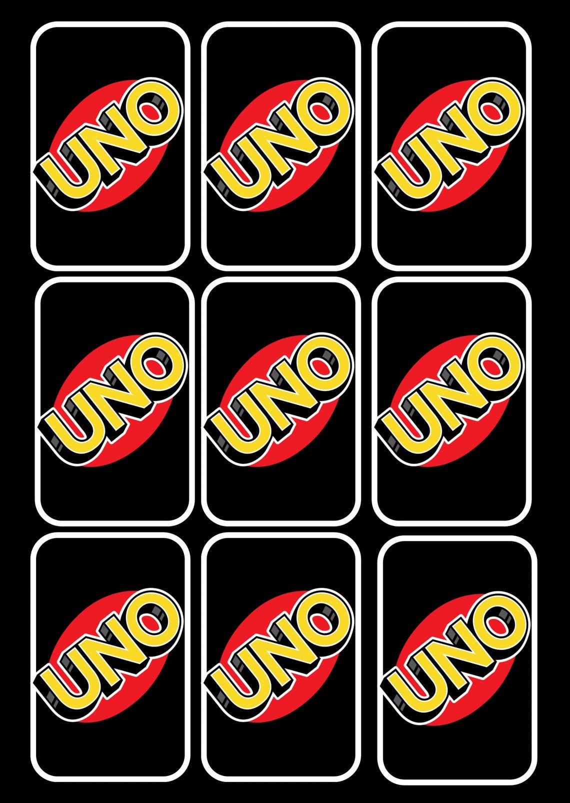 Editable Card Game in Canva | Printable Uno-style Template ...