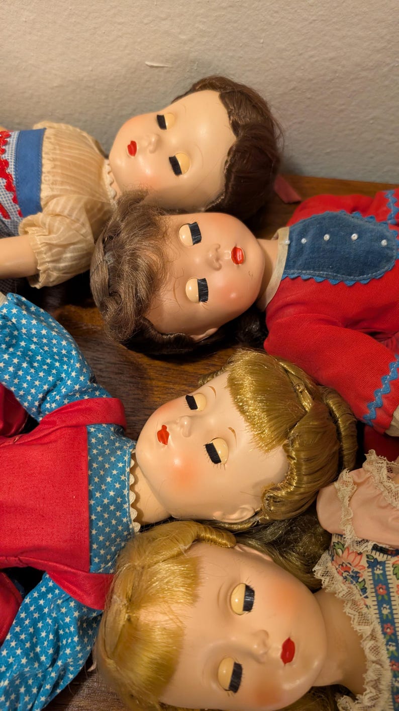 Set of FOUR 1950's Little Women Dolls From Madame Alexander, 14" Tall ...