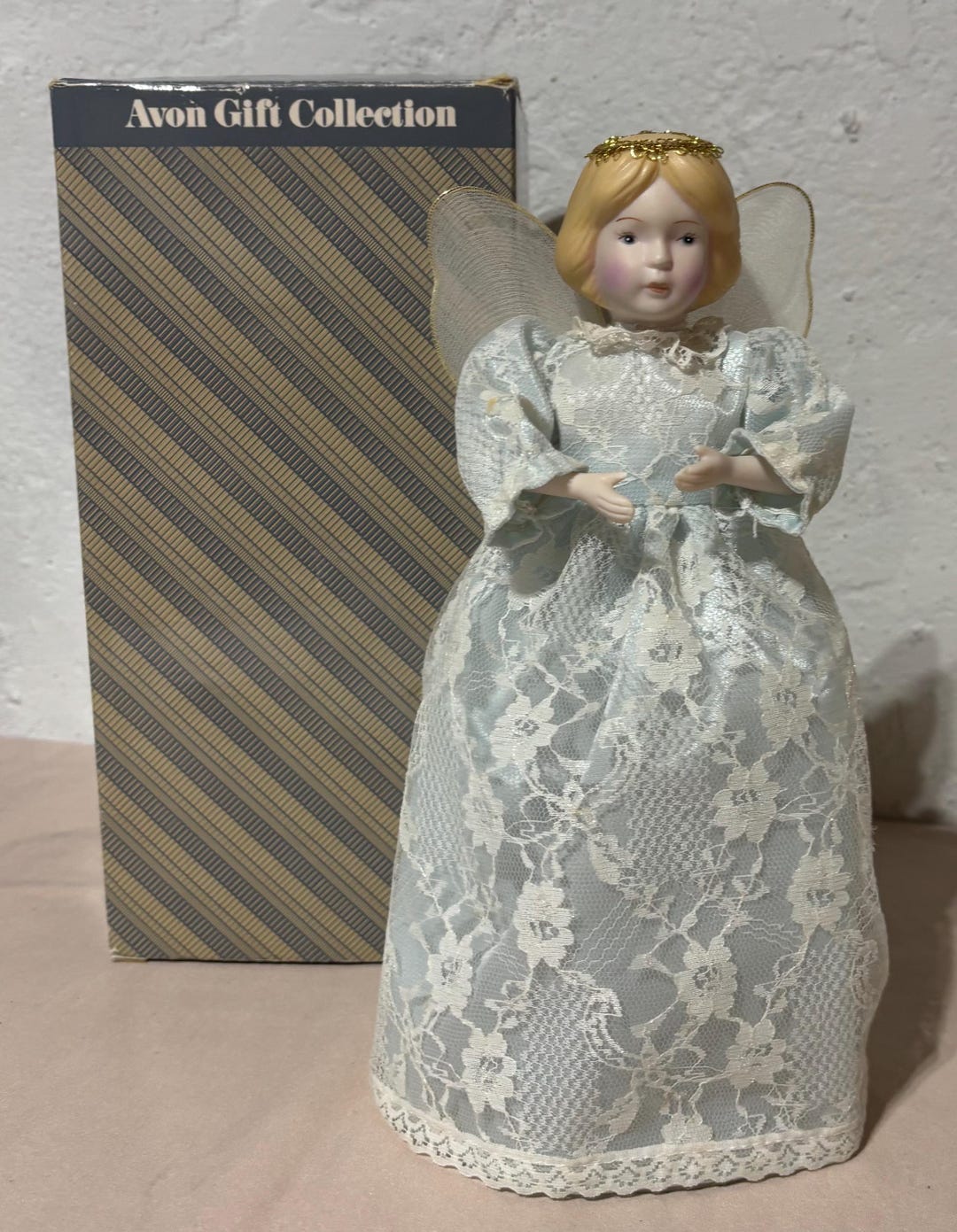 Vintage Avon Angel Tree Topper Doll - Etsy