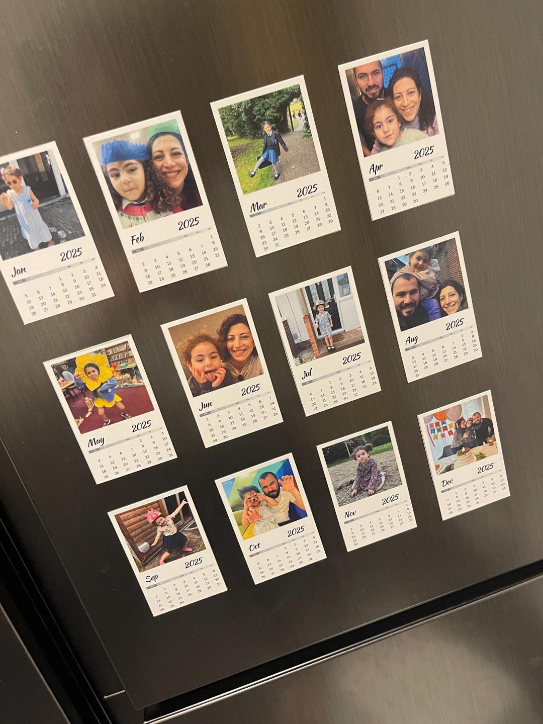 2026 Custom Photo Calendar Magnet: Personalized Fridge Keepsake - Etsy UK