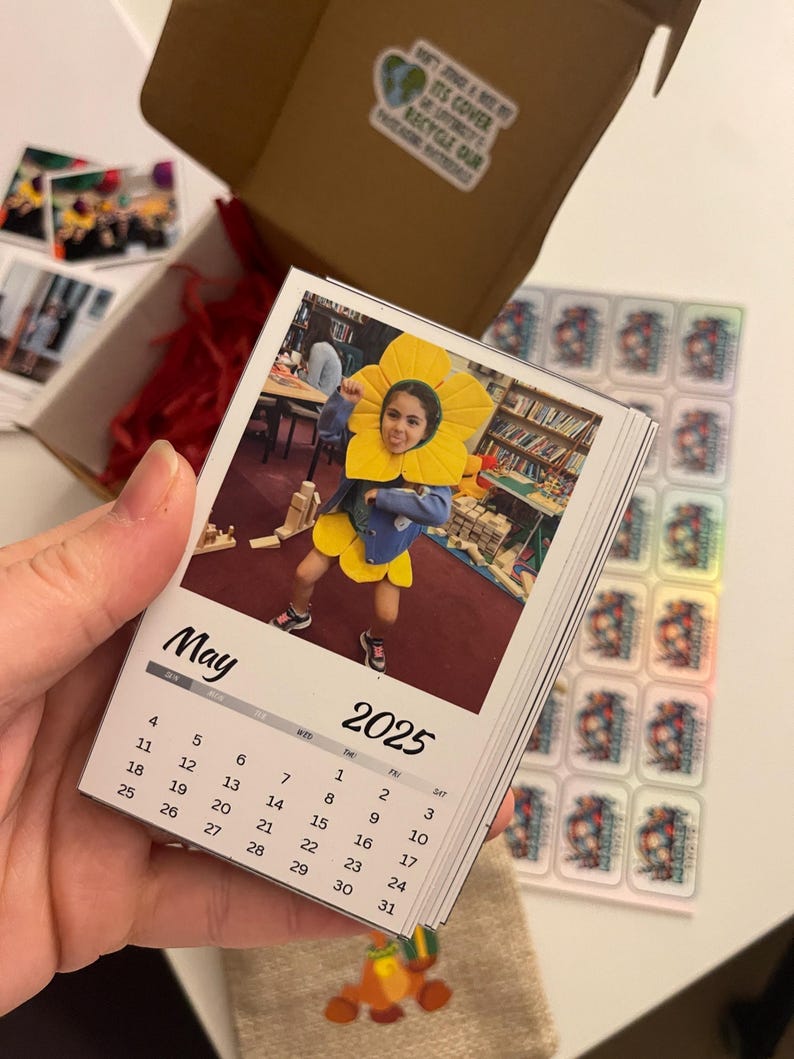 2026 Custom Photo Calendar Magnet: Personalized Fridge Keepsake - Etsy UK