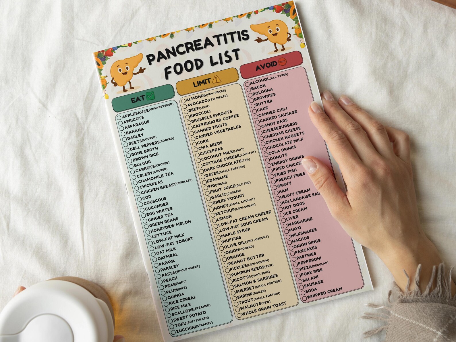 Pancreatitis Food List, Pancreas-friendly Foods, Gut Health Diet List ...