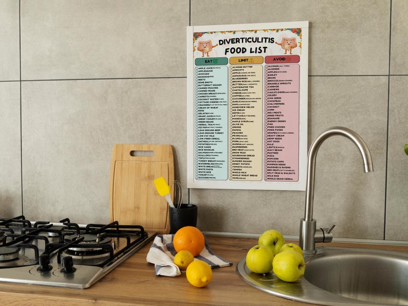 Diverticulitis Food List, Diverticulitis Diet Chart PDF, Diverticulosis ...