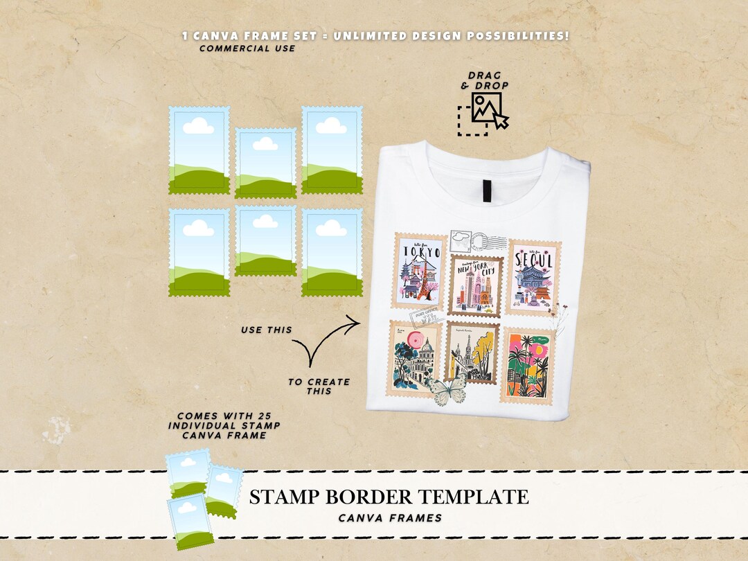 Stamp Shirt Design Vintage Stamps Shirt Pinterest Aesthetic Whimsical ...