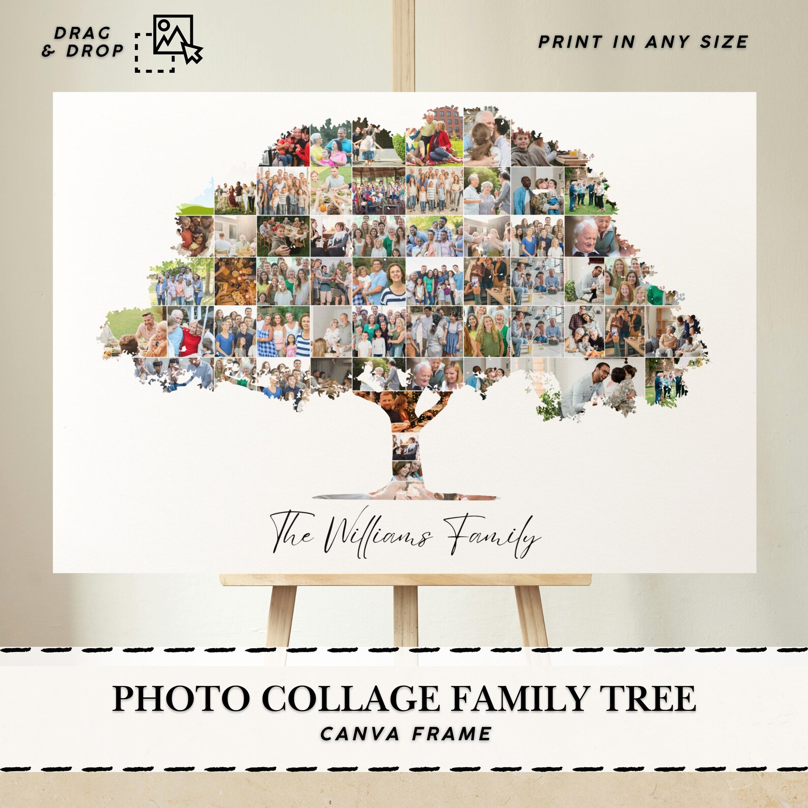 Family Tree Photo Collage Canva Frames Family Tree Pictures Family ...