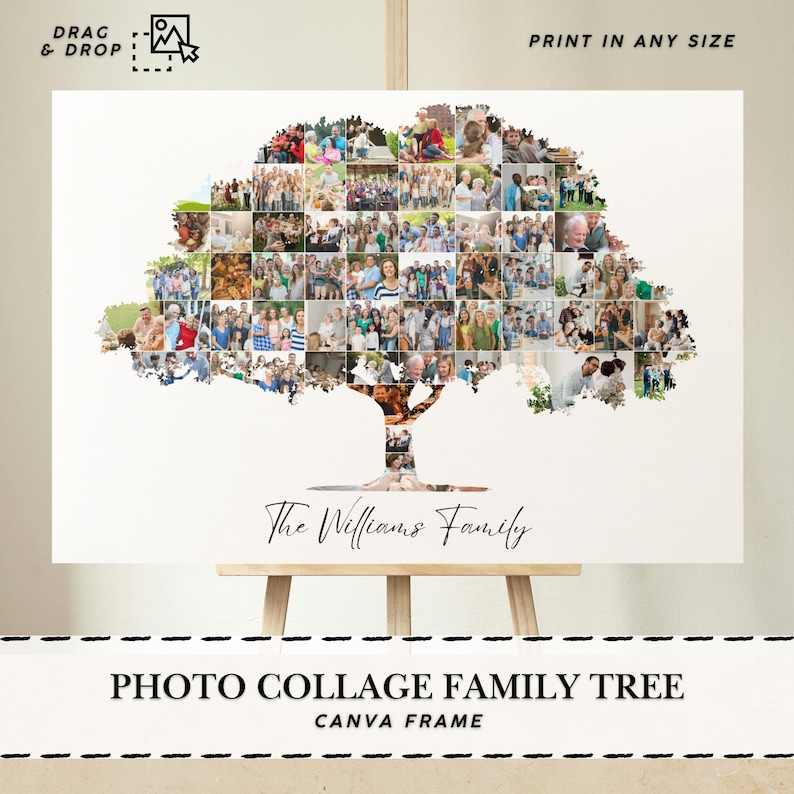 Family Tree Photo Collage Canva Frames Family Tree Pictures Family ...