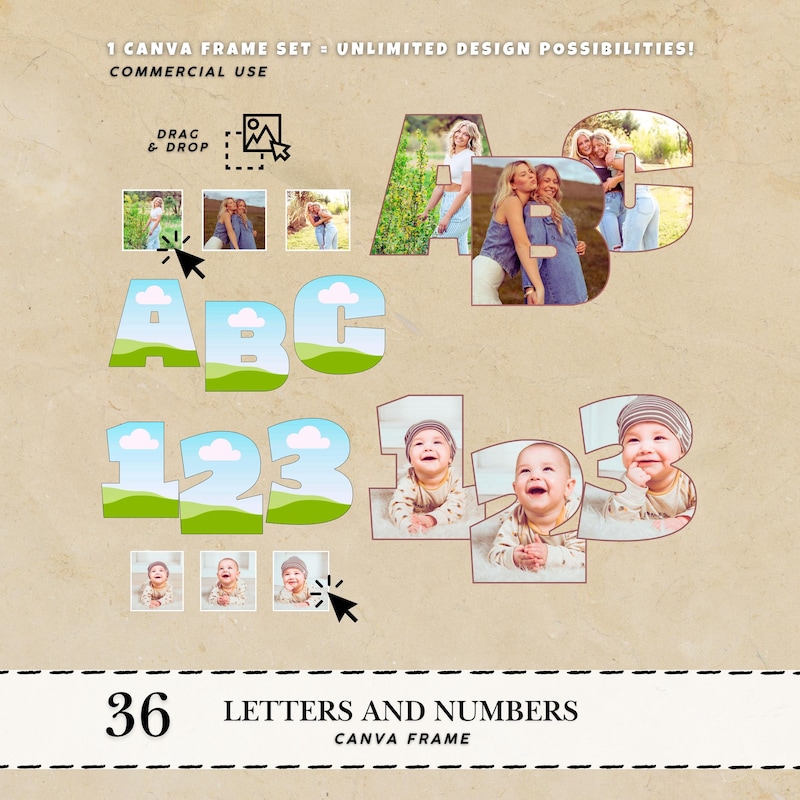 Bubble Alphabet Frame - Etsy UK