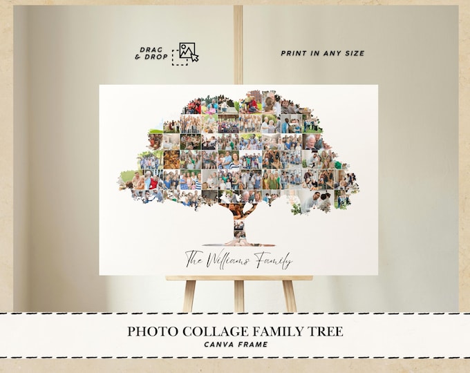 Family Tree Photo Collage Canva Frames Family Tree Pictures Family ...