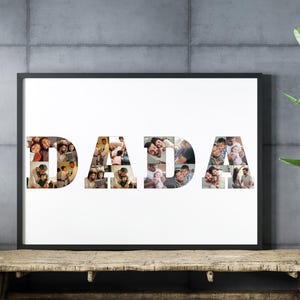DADA Father's Day Photo Frame Father's Day Canva Collage Dad Photo ...