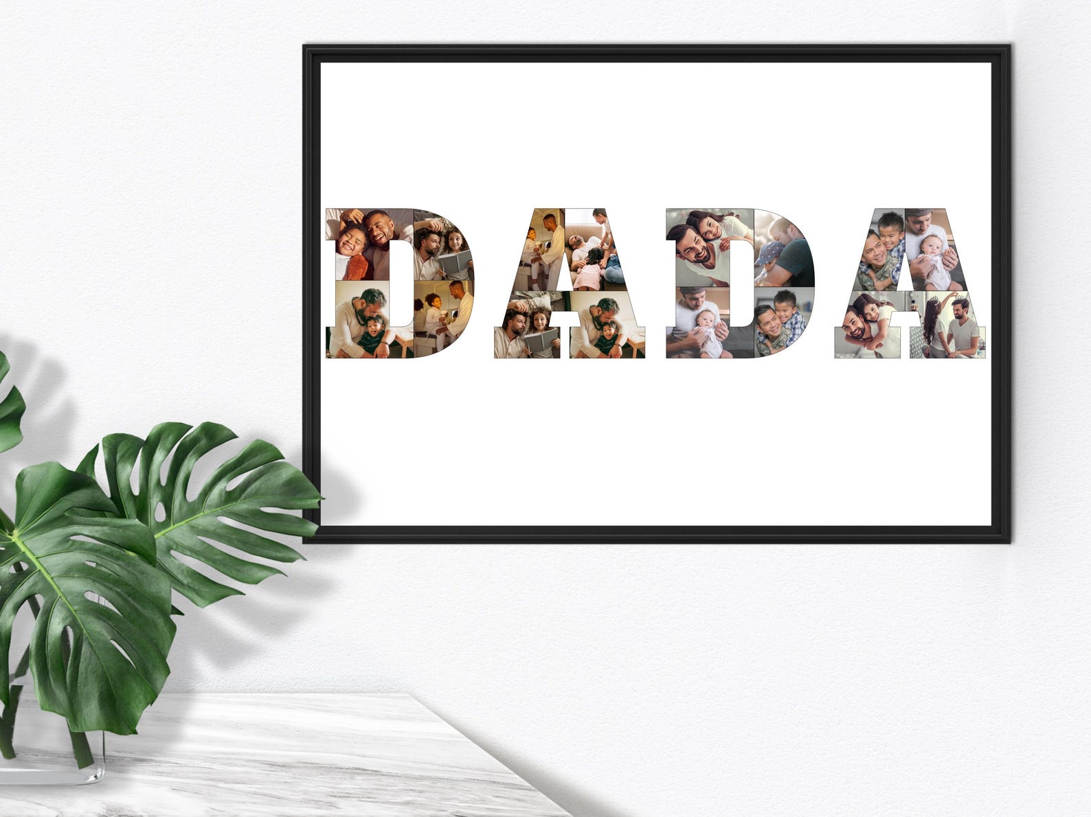 DADA Father's Day Photo Frame Father's Day Canva Collage Dad Photo ...