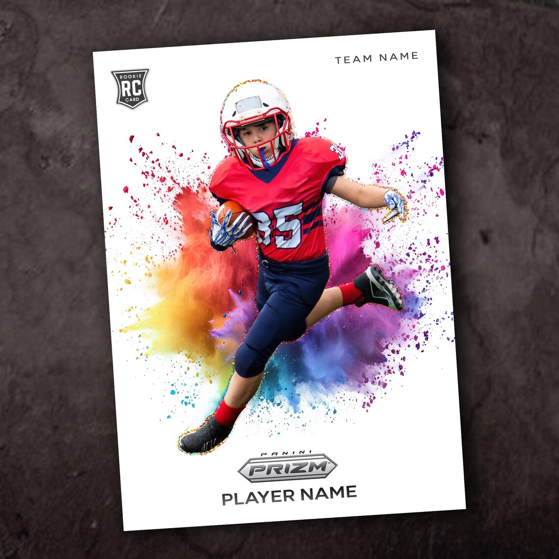 2024 Color Blast (multi-sport) Design - Personalized Sports Card - Etsy
