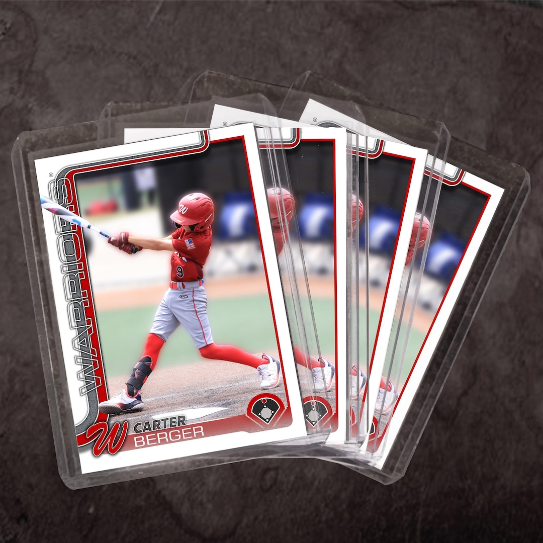 Personalized Custom Baseball Card - 2025 Flagship Design **NEW** Top ...