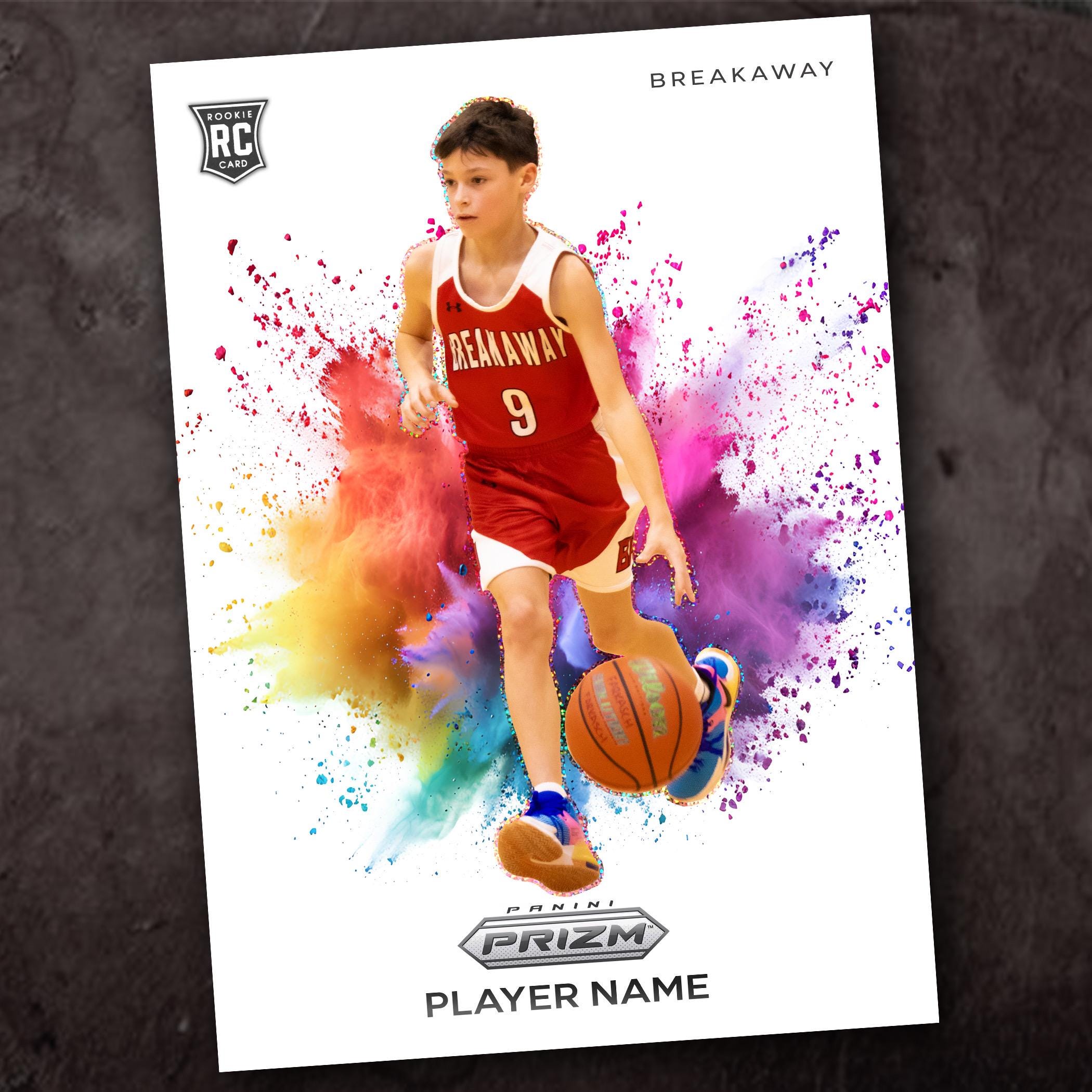 2024 Color Blast (multi-sport) Design - Personalized Sports Card - Etsy