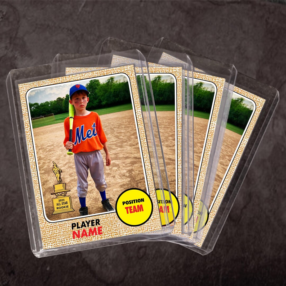 1968 Baseball Vintage Design - Personalized Sports Card - (all Star ...