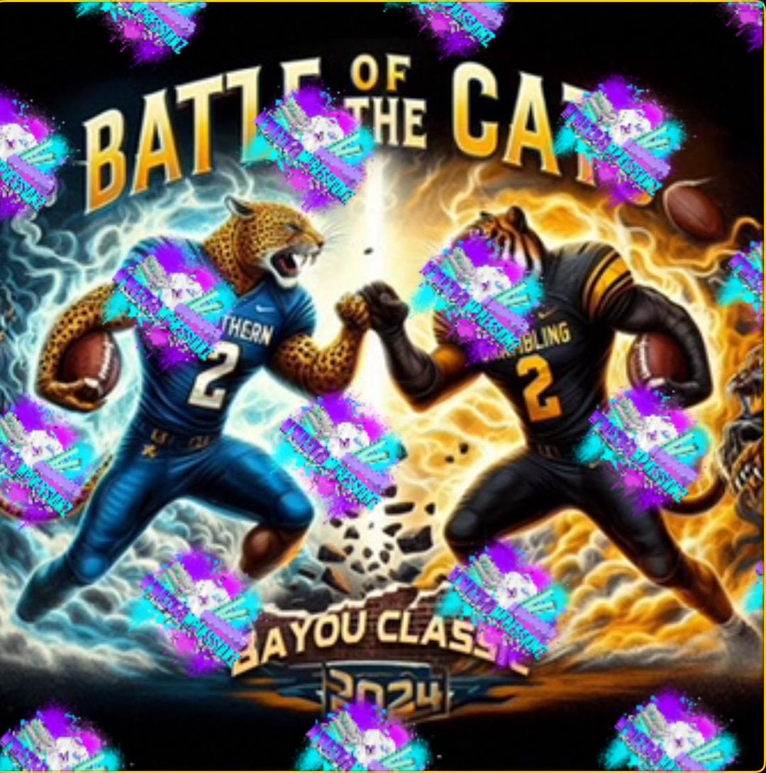 Battle of the Cats Bayou Classic - Etsy