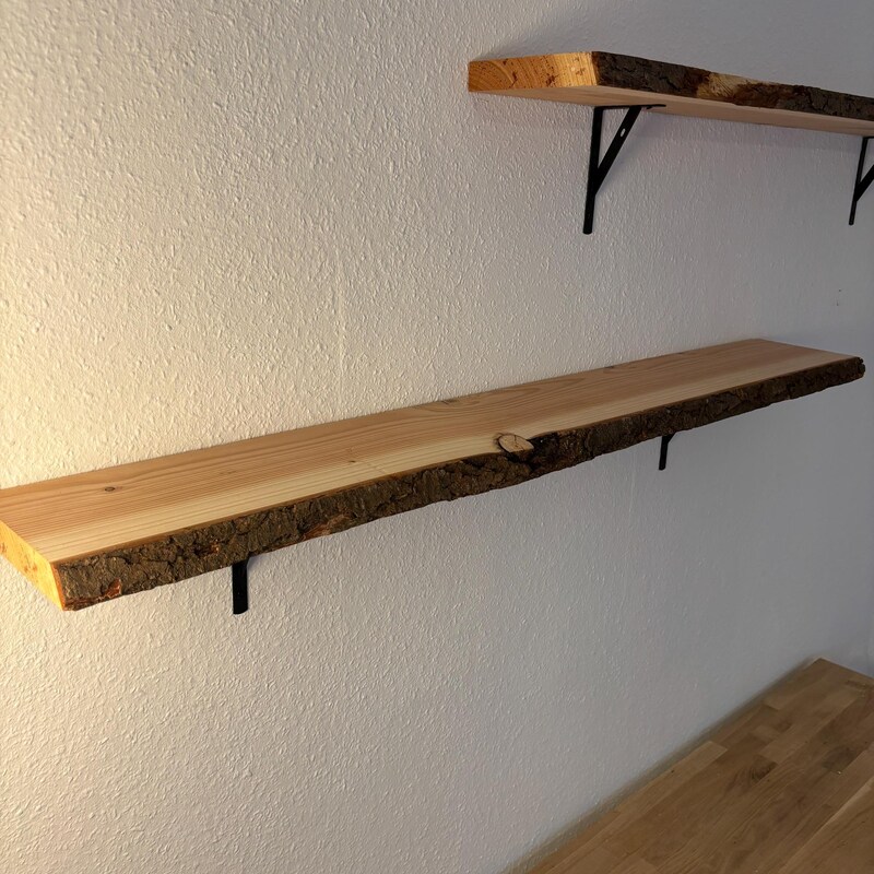 Natural Wood Shelf - Etsy