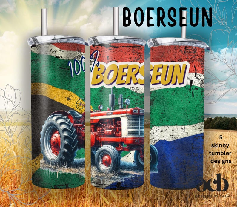 Boerseun, Afrikaans, Sublimation, Skinny Tumbler 20oz, Scrapbooking ...
