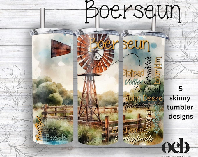 Boerseun En Boeremeisie 20oz Tumbler PNG Bundle | Afrikaans Camo ...