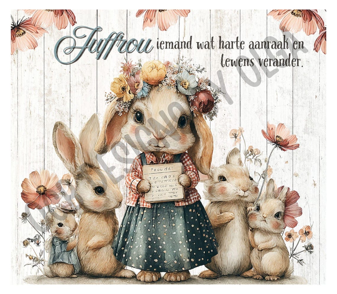 Juffrou Tumbler Ontwerpe | Afrikaanse PNG Digitale Ontwerpe | Juffrou ...