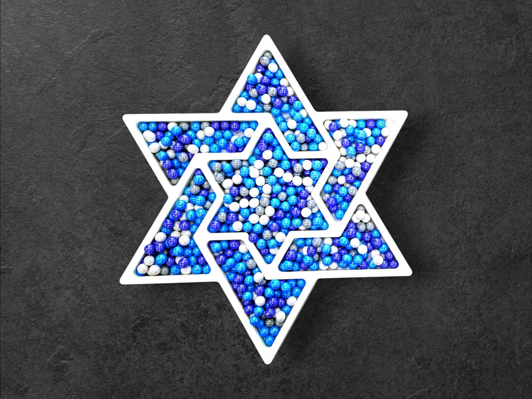 Star of David Candy Tray, Modern Judaica, Jewish Star Candy Tray - Etsy
