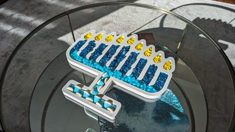 Menorah Candy Tray, Menorah Candy Dish, Hanukah Décor - Etsy