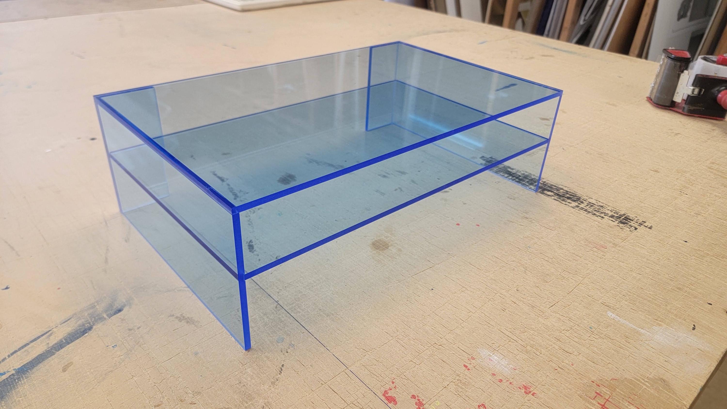 Desk Organizer, Acrylic Laptop Stand, Fluorescent Acrylic Tablet Riser ...