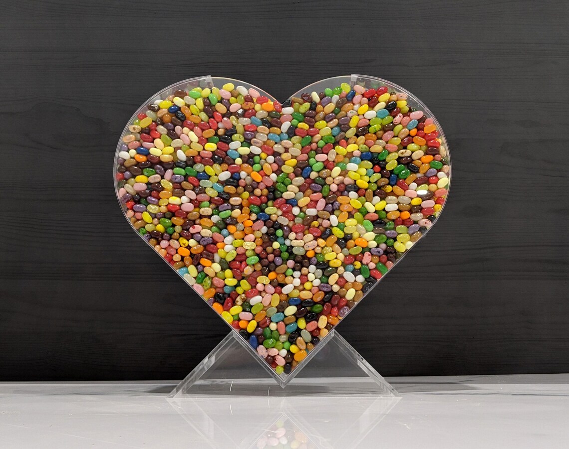 Fillable Acrylic Heart, 2 Sizes, Acrylic Heart - Etsy