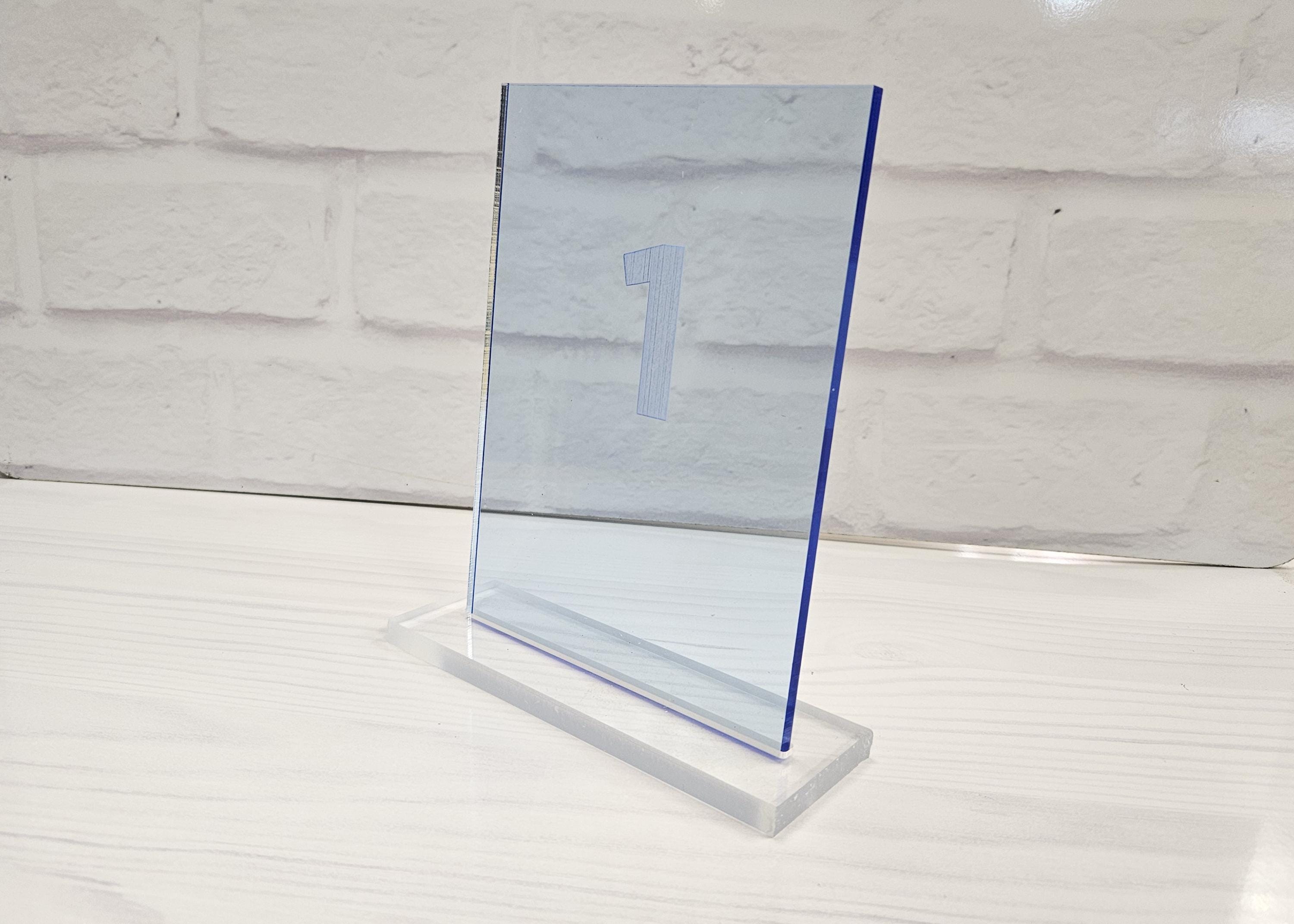 Fluorescent Table Numbers, Acrylic Table Numbers, Neon Table Numbers ...