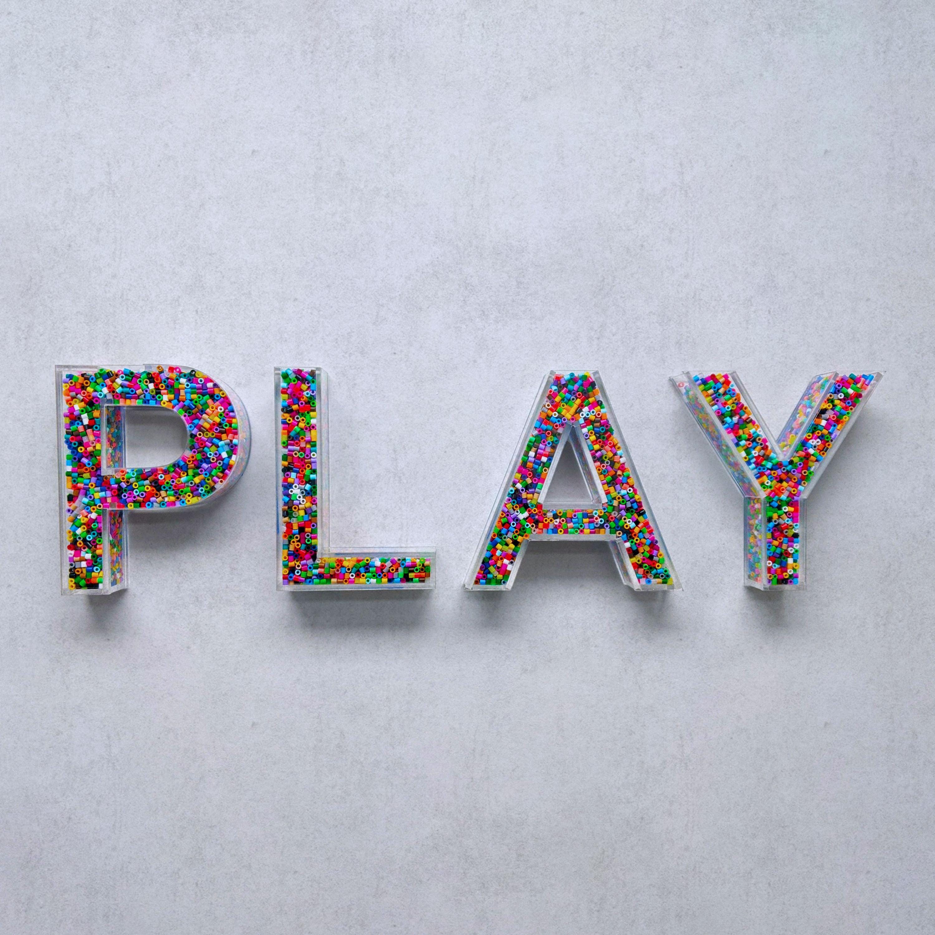Fillable PLAY Letters, Acrylic Play Letters, Wall Hanging Acrylic ...