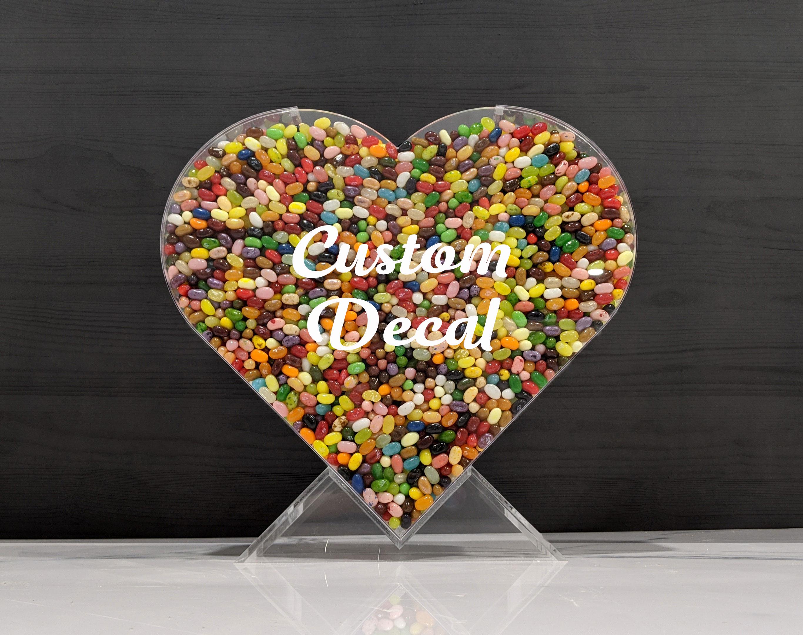 Fillable Acrylic Heart, 2 Sizes, Acrylic Heart - Etsy