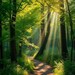 Green Forest Landscape Printable Photo Nature Wall Art Digital Print ...