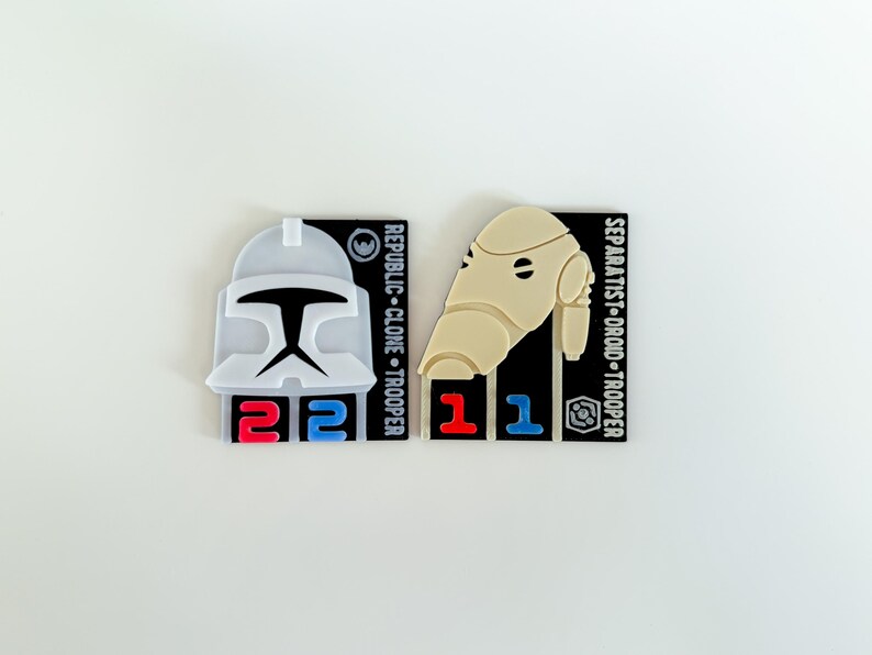 Star Wars Unlimited Clone Trooper and Battle Droid Tokens (set of 3 and ...