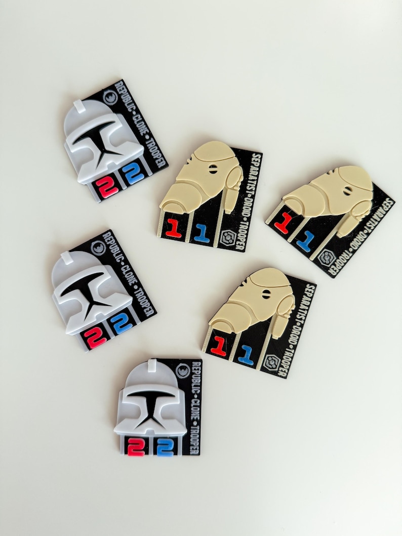 Star Wars Unlimited Clone Trooper and Battle Droid Tokens set of 3 and ...