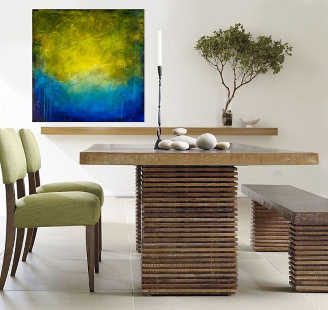 Solace 24 X 24 Abstract Acrylic Painting Fine Art - Etsy Denmark