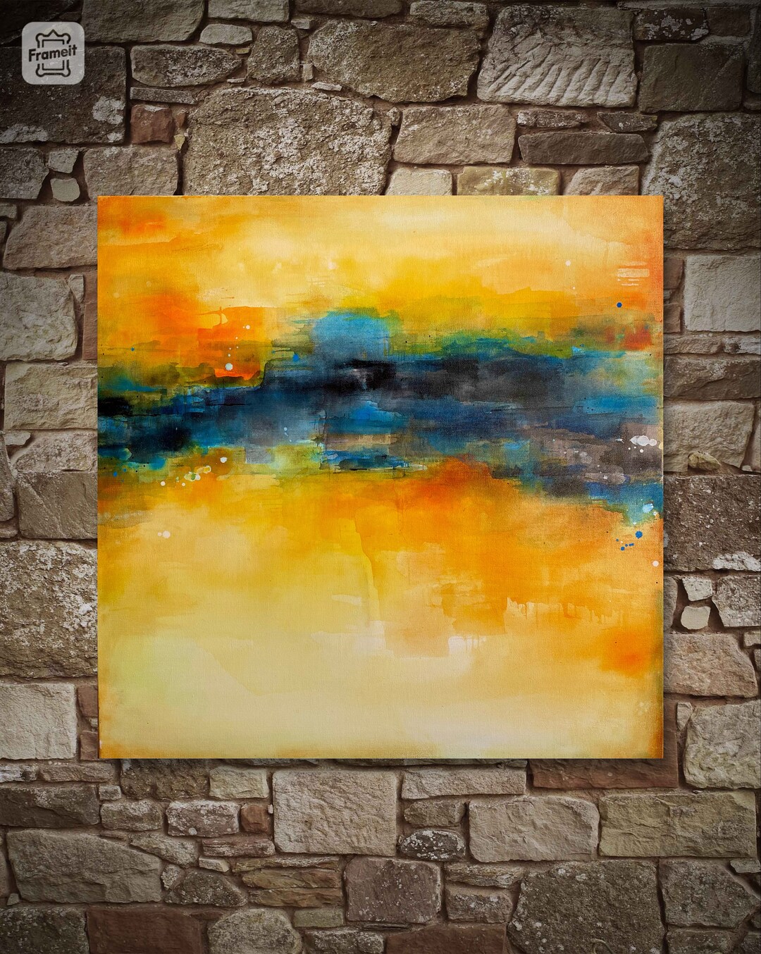 Inception 24x24 Acrylic Painting on Canvas - Etsy