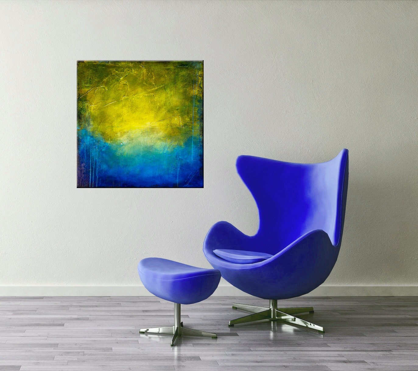 Solace 24 X 24 Abstract Acrylic Painting Fine Art - Etsy Denmark
