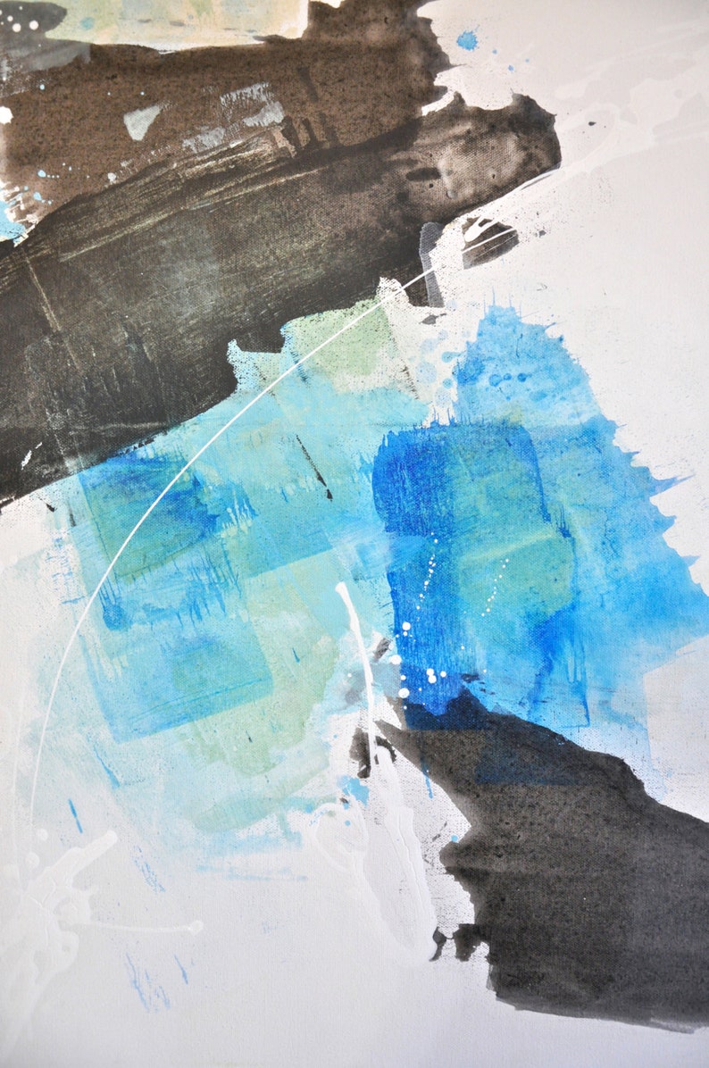 In the Beginning - 22x28 - Abstract Acrylic Painting - Fine Art ...