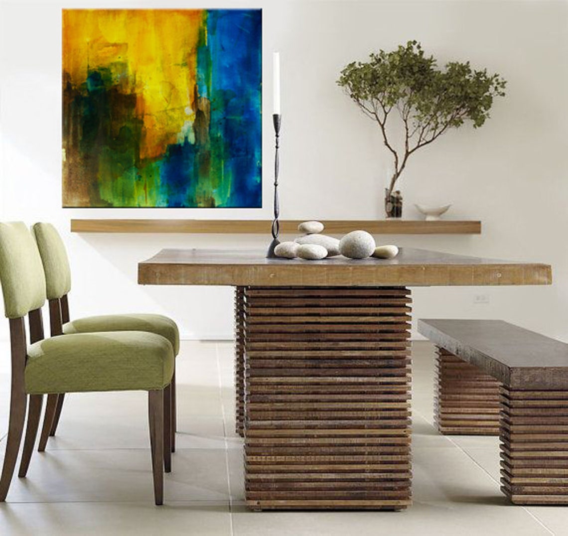 Threshold - 24 X 24 - Abstract Acrylic Painting - Contemporary Wall Art ...