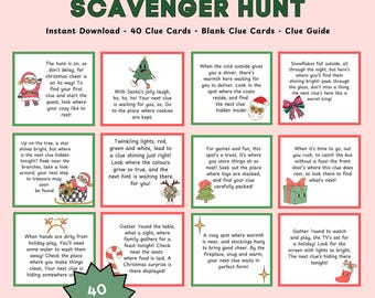 Christmas Scavenger Hunt for Kids, Christmas Activities for Teens ...