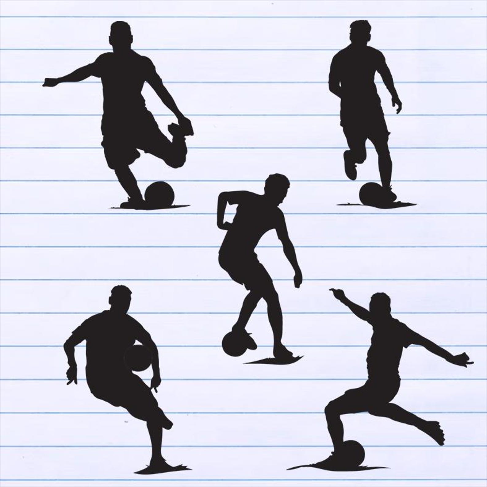 Footballer Cartoon Drawing SVG, Caricature Footballer, Footballer ...