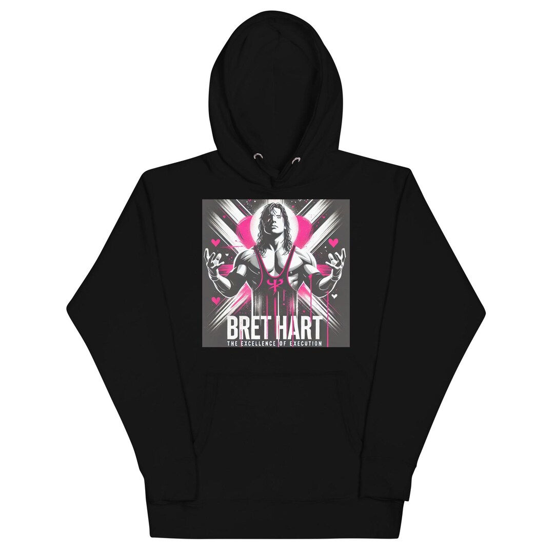 WWE Bret Hart Original Design Hoodie - Etsy