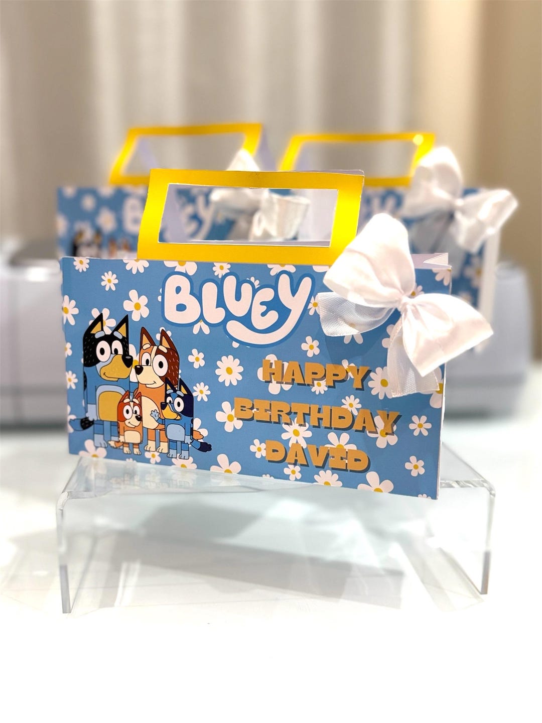 Bluey Party Bag | Personalised Party Favour | Designs for Bluey Party ...