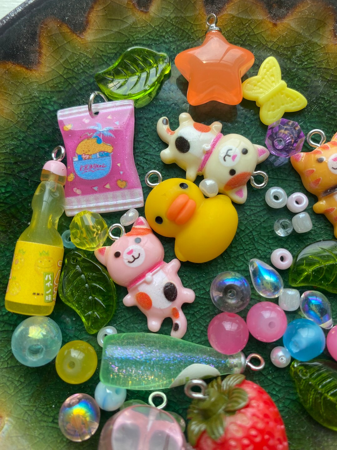 Kid Core Cute Clutter Core Colorful Handmade Hand Selected Bead Soup - Etsy