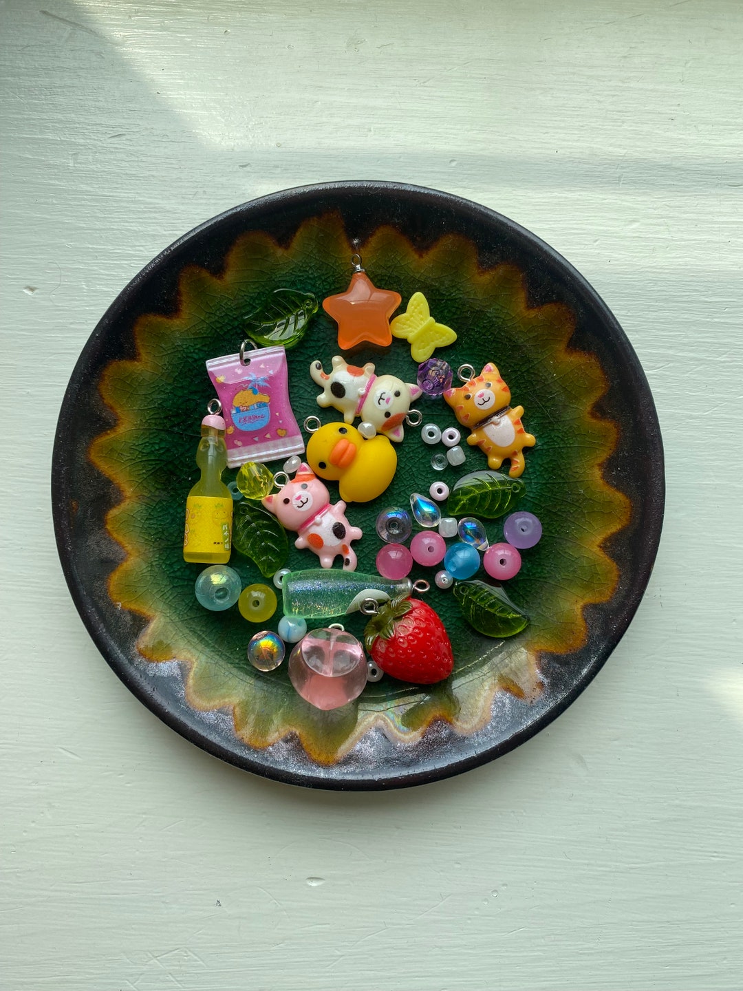 Kid Core Cute Clutter Core Colorful Handmade Hand Selected Bead Soup - Etsy