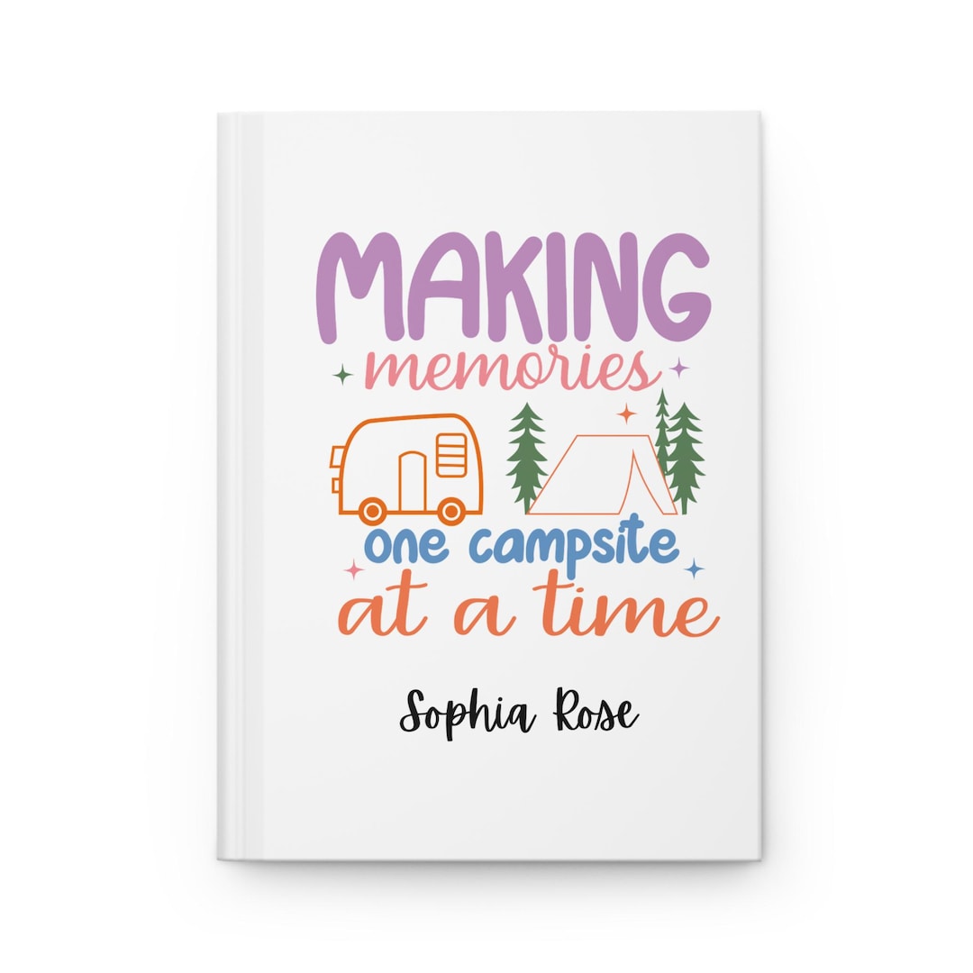Personalized Camp Memories Notebook - Camp Gifts for Girls - Sleep Away ...