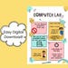 Computer Lab Rules Poster - Etsy