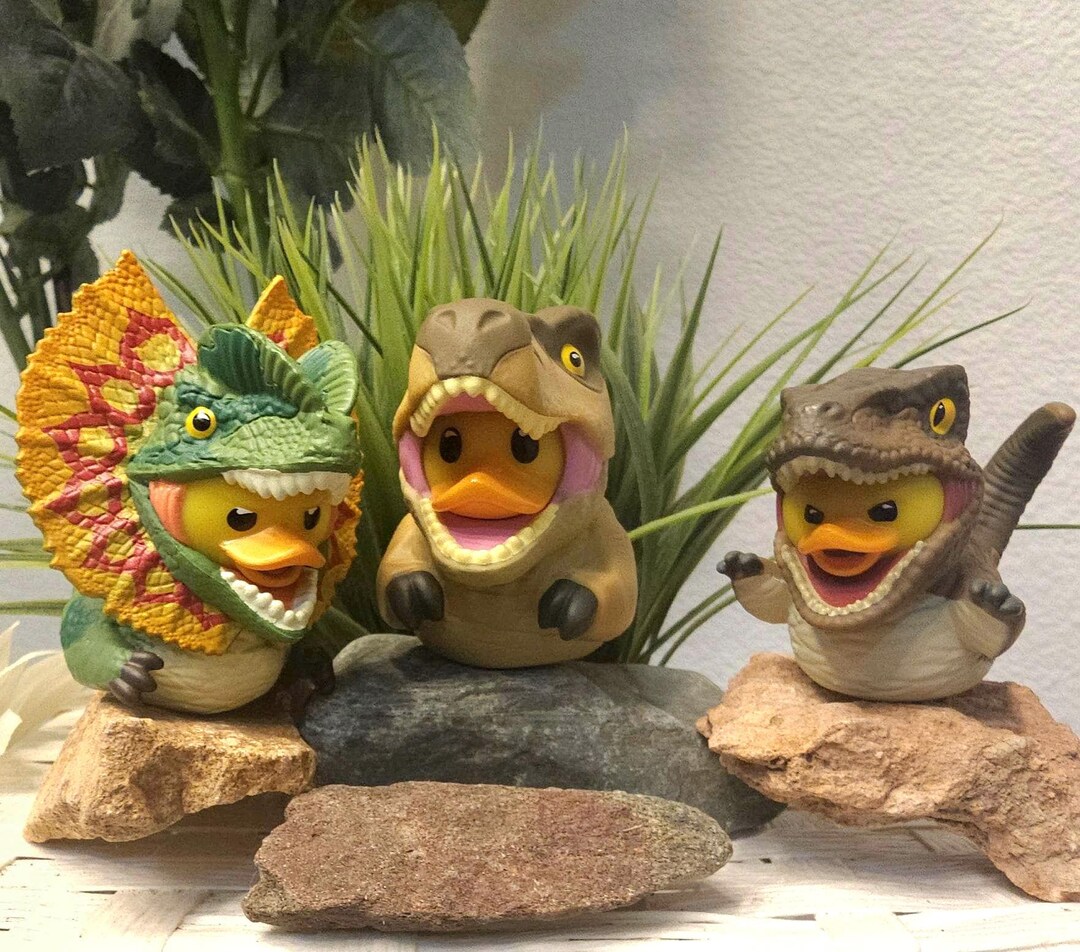 It's Jurassic World! Dinosaur Ducks Everywhere! - Etsy