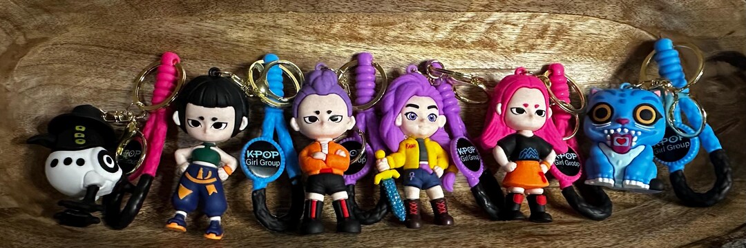 K Pop Demon Hunter Adorable Key Chains!! - Etsy