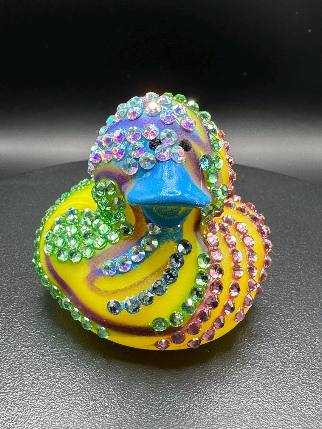 Bling, Bling Duck, Bedazzled, Rubber Duck, Jeep Duck, Cruise Duck, Mini ...