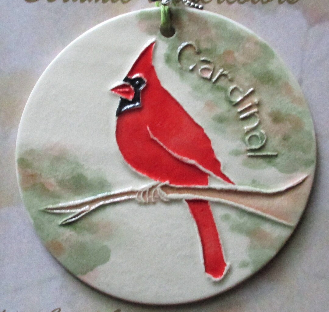 Red Cardinal Tree ORNAMENT Includes Gift Wrap, Can Evoke Memories of ...